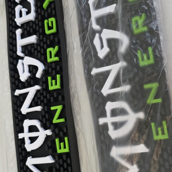 Monster Energy | Dining | Monster Energy Drink Rubber Bar Rail Mat Set ...